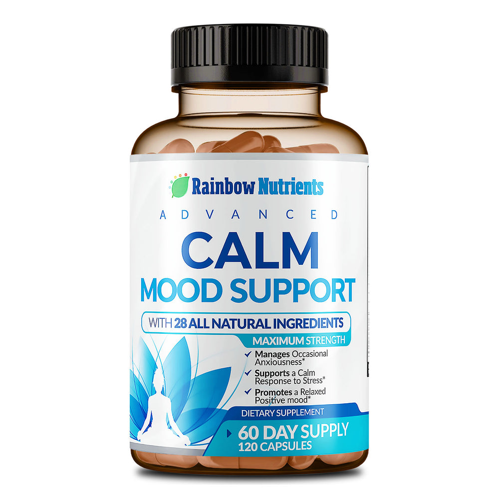 28 in 1 Calm Mood Support Supplement - Rainbow Nutrients