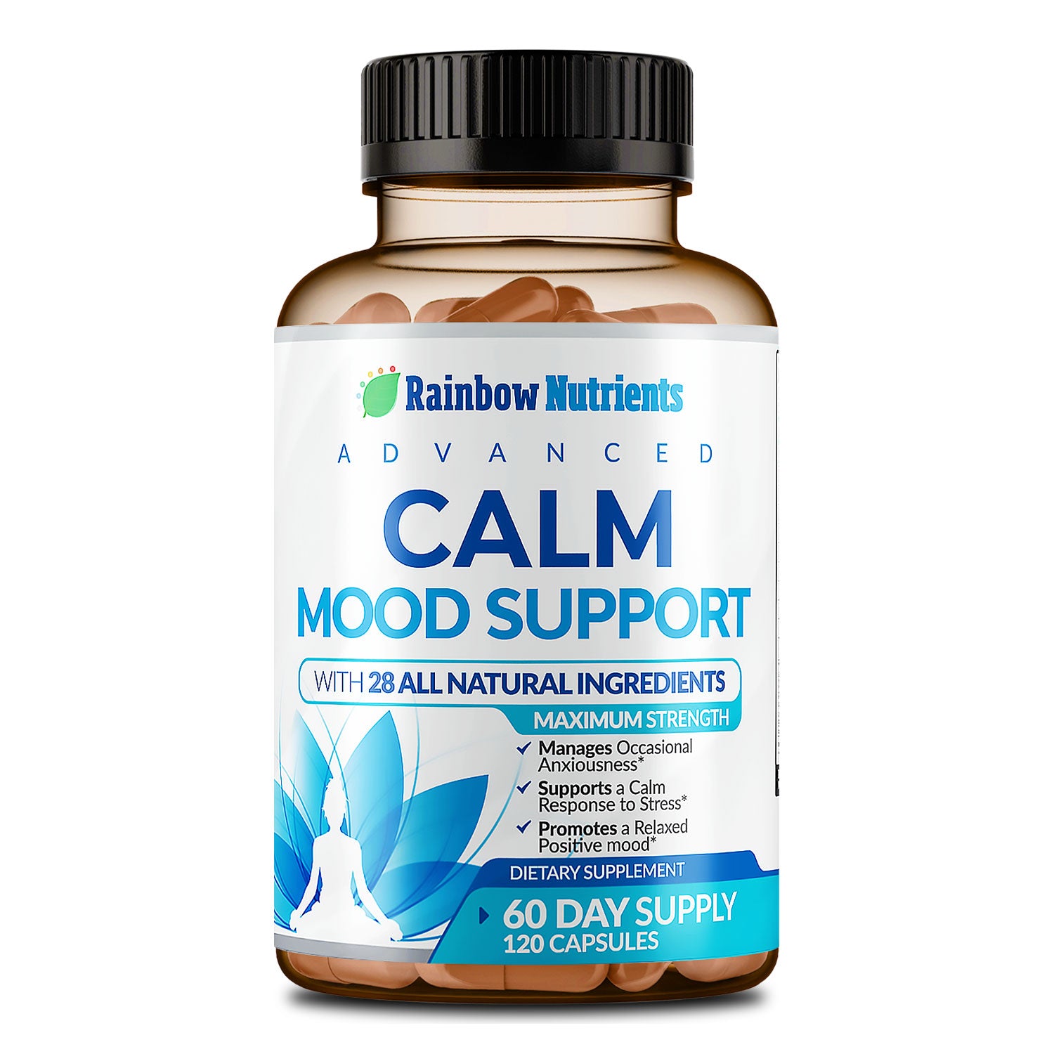 28 in 1 Calm Mood Support Supplement - Rainbow Nutrients