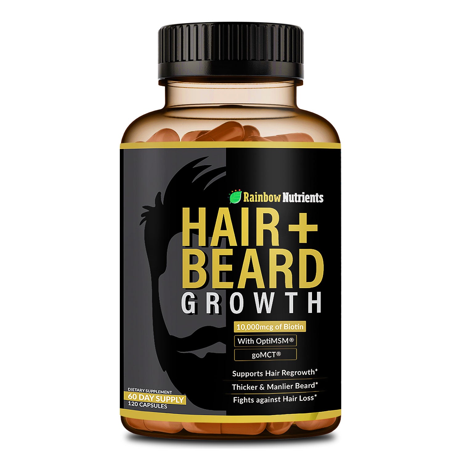 Hair + Beard Growth Supplement - Rainbow Nutrients