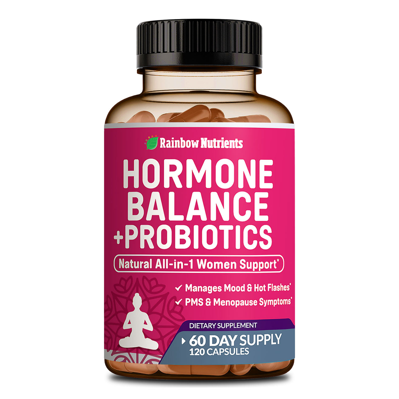 Hormone Balance + Probiotics Supplement for Women - Rainbow Nutrients